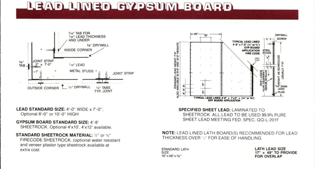 Lead Drywall – Accurate Radiation Shielding, Inc.